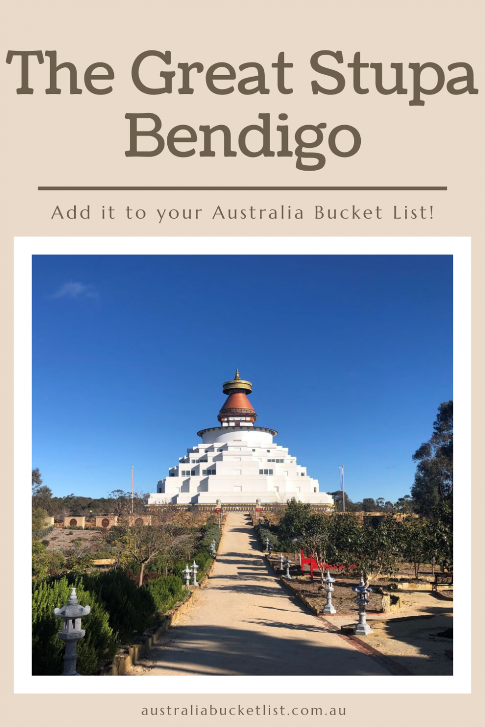 The Great Stupa Bendigo - Australia Bucket List The Great Stupa Bendigo - Australia Bucket List